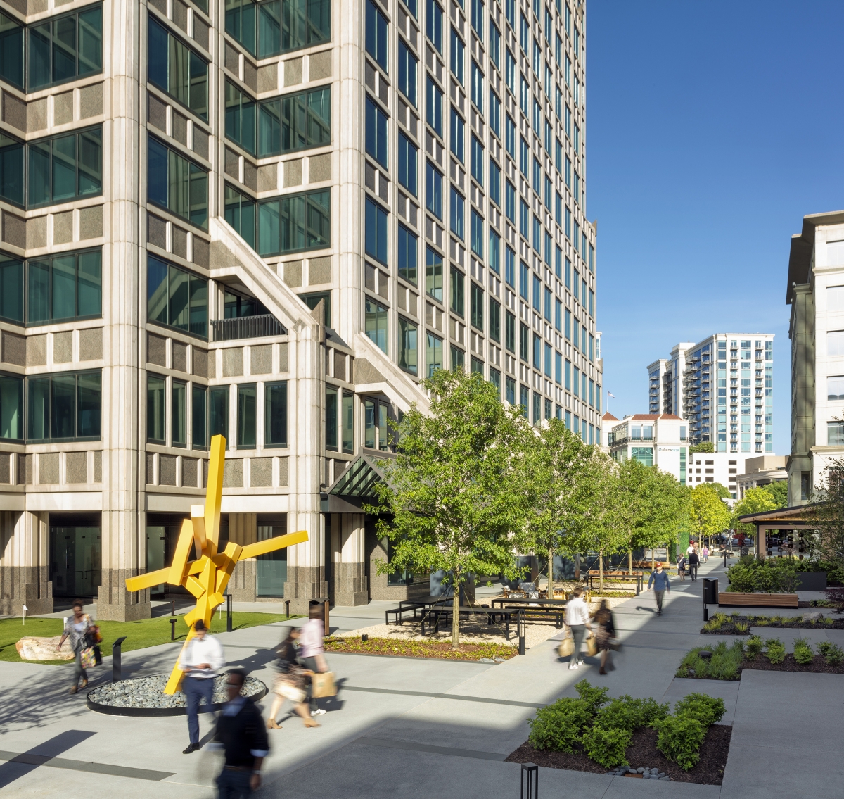 BHP Yellow Sculpture